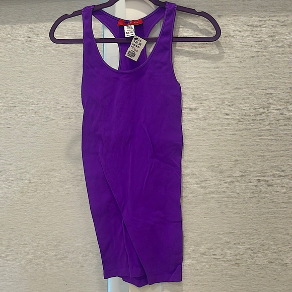 AKIRA | Dresses | Brand New Purple Ribbed Tank With Tags | Poshmark
